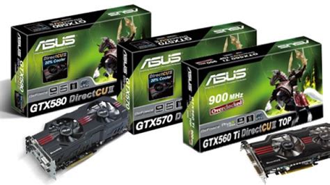 Asus Launches DirectCU II Line of Graphics Cards, Including GTX 560 Ti