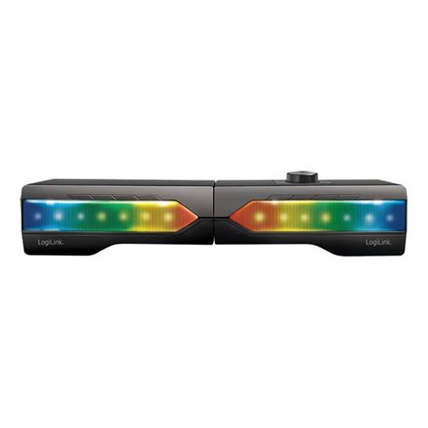 Logilink Mobile Soundbar Mit Party Light 2 In1 Gaming Sound Mobile Lautsprecher Mindfactory De