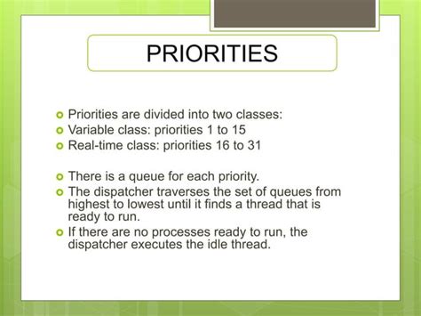 windows xp scheduling pptx operating systems computer software