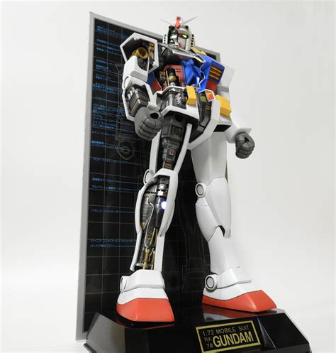 バンダイ 旧キット 172 Rx 78 ガンダム メカニックモデル 改修 塗装済 完成品 プラモデル