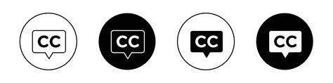 Closed Caption Icon 47089225 Vector Art At Vecteezy