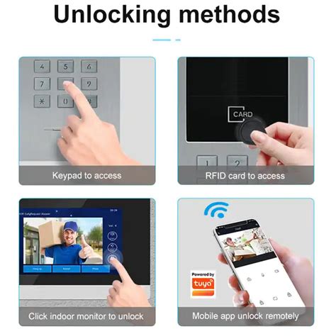 Waterproof 2 Way Video Wi Fi Intercom Door Bell Indoor And Outdoor Design For Villa Video Door