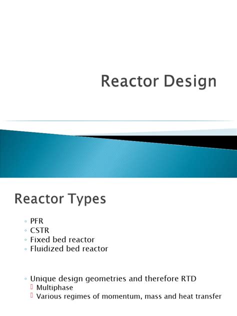 06 Reactor Design Pdf