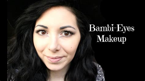 Bambi Eyes Makeup Tutorial Youtube