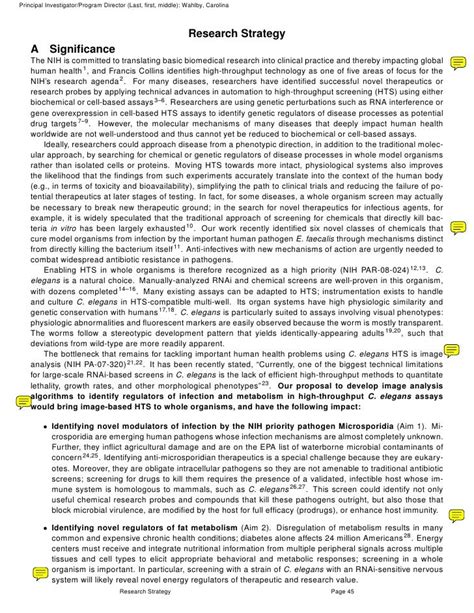 Specific Aims Nih Sample Grant Proposal
