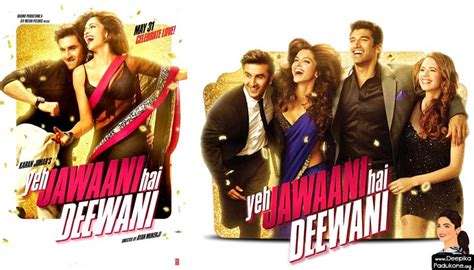 First Look Deepika Padukone Ranbir Kapoor In Yeh Jawaani Hai Deewani