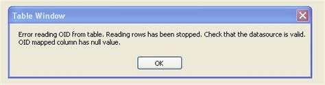 query layer oid errors esri community