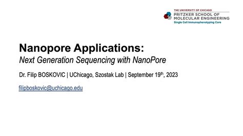 Scic Webinar Series 2 Nanopore Applications Next Generation Sequencing With Nanopore 2023