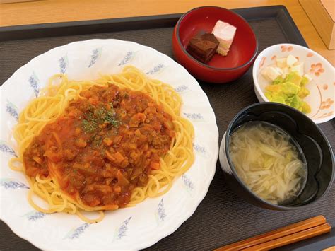 スパゲッティ・ミートソース（昼食）｜食事サービス｜【公式】有料老人ホーム エデンの園｜聖隷福祉事業団