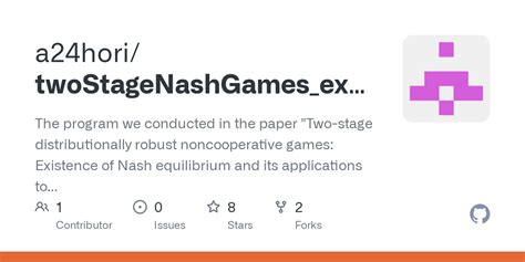Github A24hori Twostagenashgames Exppack The Program We Conducted In