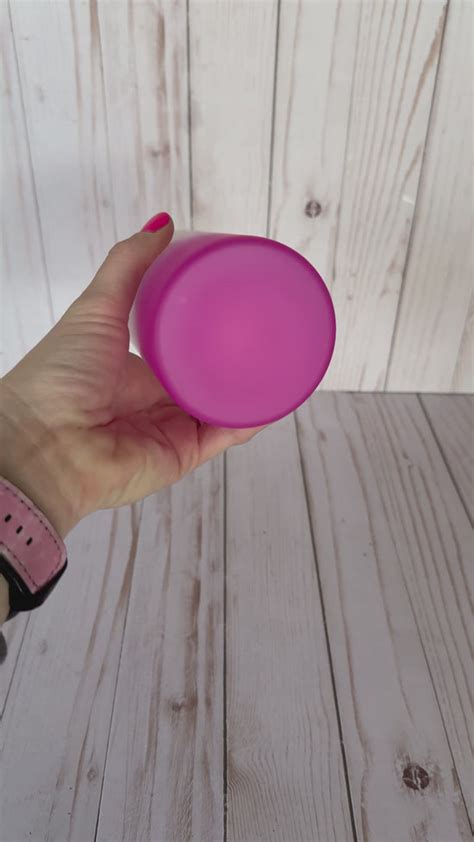 16oz Straight Frosted Ombre Glass Sublimation Tumbler Better Call