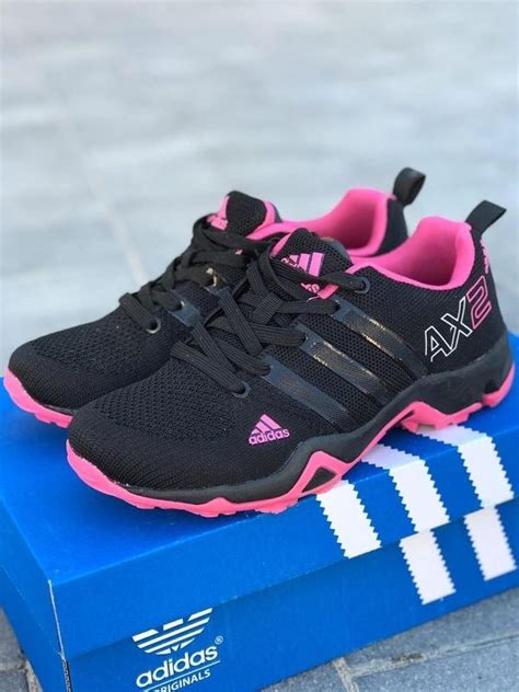 Женские кроссовки adidas terrex ax2 black pink — цена 1350 грн в ...