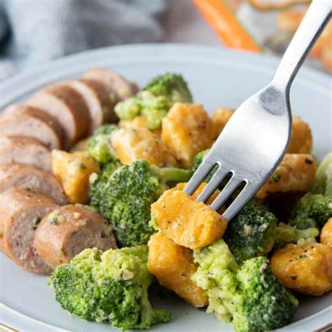Trader Joes Sweet Potato Gnocchi And Sausage For One Nourish