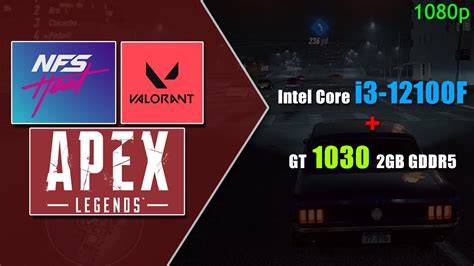 Test In 3 Games I3 12100f Gt 1030 2gb Ddr5 1080p Youtube