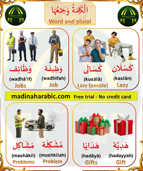 Do You Know The Plural Of These Words هل تعرف جمع هذه الكلمات
