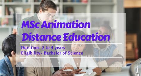 Msc Animation Distance Education Admission 2025 Last Date