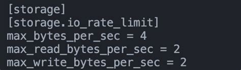 incorrect `fg write max bytes per sec` when set `max bytes per sec` small than total weight