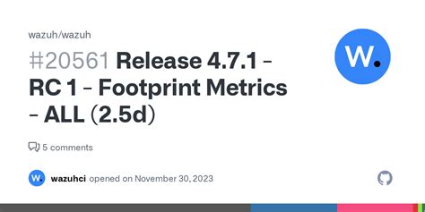 Release 4 7 1 RC 1 Footprint Metrics ALL 2 5d Issue 20561