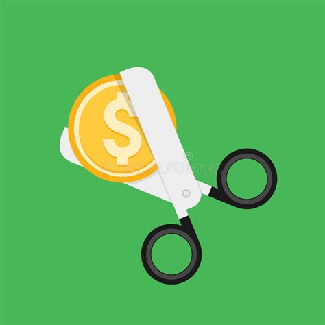 Cost Reduction Icon Dollar Price Decrease Arrow Symbol Business Sale