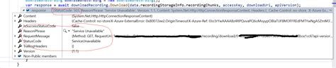 Bug Intermittent Error While Calling Download Api For Recorded File From Azure Communication