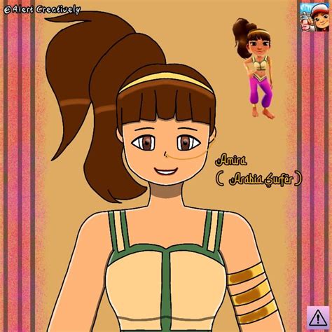 Subway Surfers Amira Arabia Surfer Full Artwork Subway Surfers Surfer Fan Art