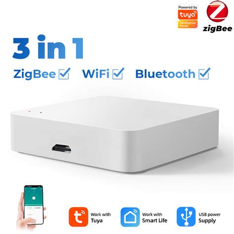 Smatrul Tuya Multi Mode Gateway Wi Fi And Zigbee And Bluetooth Mesh Hub