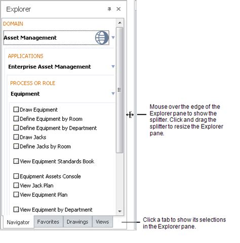 Working With The Explorer Pane