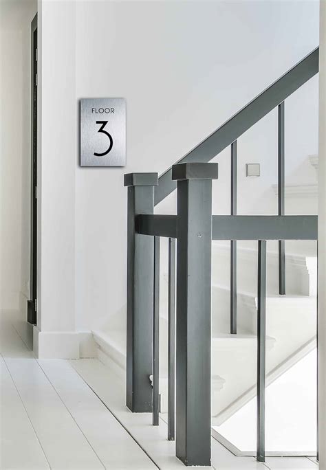 Building Floor Number Sign Signs Building Signs Wayfinding