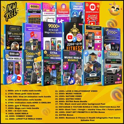 50k Viral Instagram Reels Reels Bundle Instagram Reels Viral Reels Masterbundles