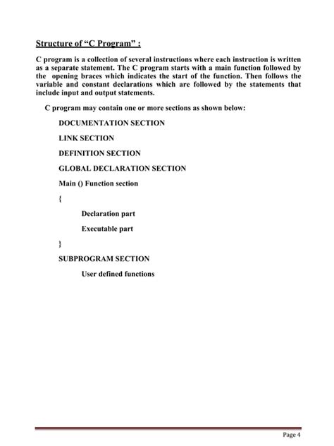 Lab Report Sample Of C Programmingdocx