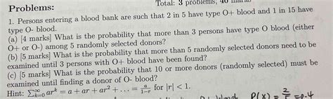 Solved Use Discrete Distribution For This Problem Chegg