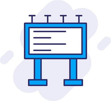 Billboard Line Filled Backgroud Icon 38158345 Vector Art At Vecteezy