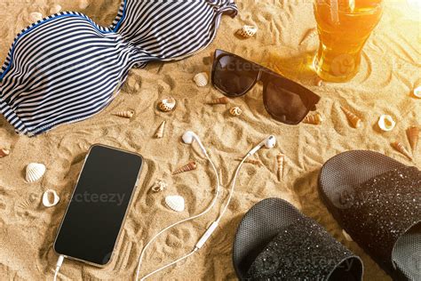 Summer Bikini And Accessories Stylish Beach Set Beach Bikini Summer