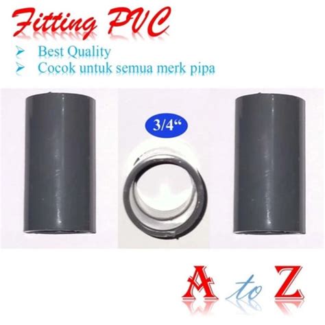 Jual Socket 3 4 In Sock Sok Lurus 3 4 Soket Pvc 3 4 Inch Harga Satuan Kota Palembang A To