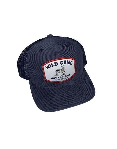 Catchin Deers Wild Game Mesh Back Hat Navy