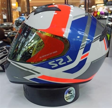 Ls2 352 Down White Metallic Blue