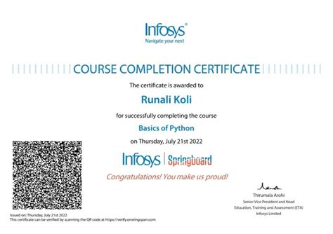 Runali Koli On Linkedin Coursecompletioncertificate Python