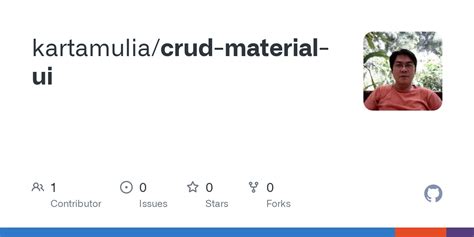 Github Kartamuliacrud Material Ui