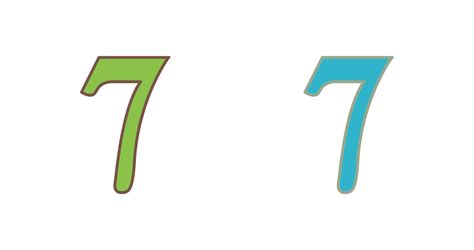 Number Seven Vector Icon 29537235 Vector Art At Vecteezy