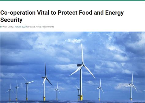 Co Operation Vital To Protect Food And Energy Security The Skipper