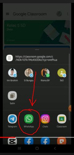 Cara Membagikan Link Google Classroom Ke Wa Tongbos