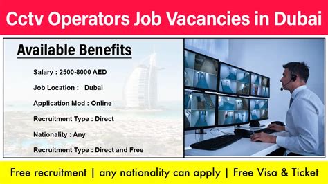 Cctv Operators Job Vacancies In Dubai 2023 Walk In Interview Urgent