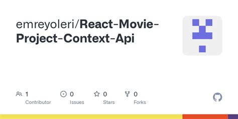 github emreyoleri react movie project context api