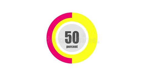 Loading Circle Ring In Blue And Pink On White Background 100 In The