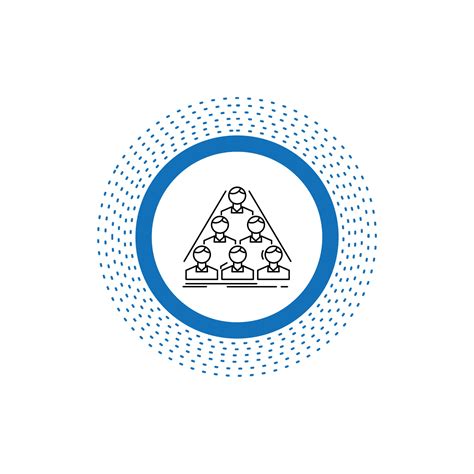 Team Build Structure Business Meeting Line Icon Vector Isolated Illustration 12916140