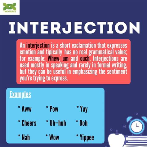 two ways learn grammar with twoways 🤓 interjection english grammar