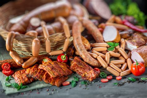 Wallpaper Sausage Tomatoes Ham Vienna Sausage Food Meat Products