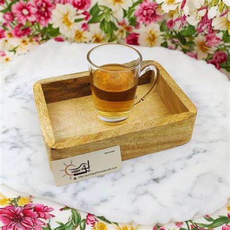 Square Polished Mango Wood Trays For Homes Hotels Restaurants Banquet Wedding At Rs 280 In