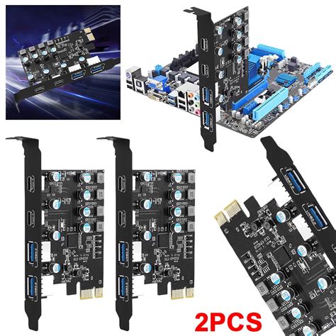 Tarjeta Pcie Usb 30 2 Puertos Usb A 2 Puertos Usb Ctarjeta