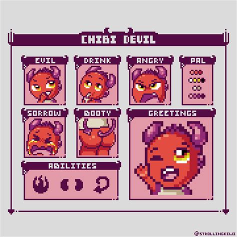 Chibi Devil R Pixelart